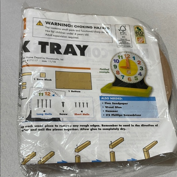 Other | Colorful Clock Tray Kit | Poshmark